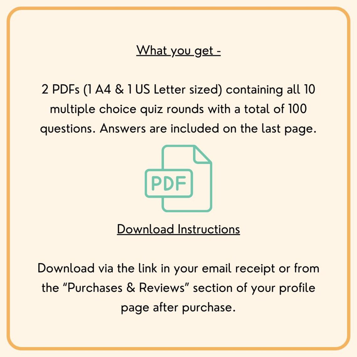 Printable Multiple Choice Quiz Rounds - 100 Questions - 10 Rounds ...