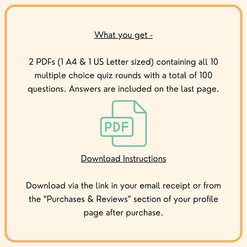 Printable Multiple Choice Quiz Rounds - 100 Questions - 10 Rounds ...