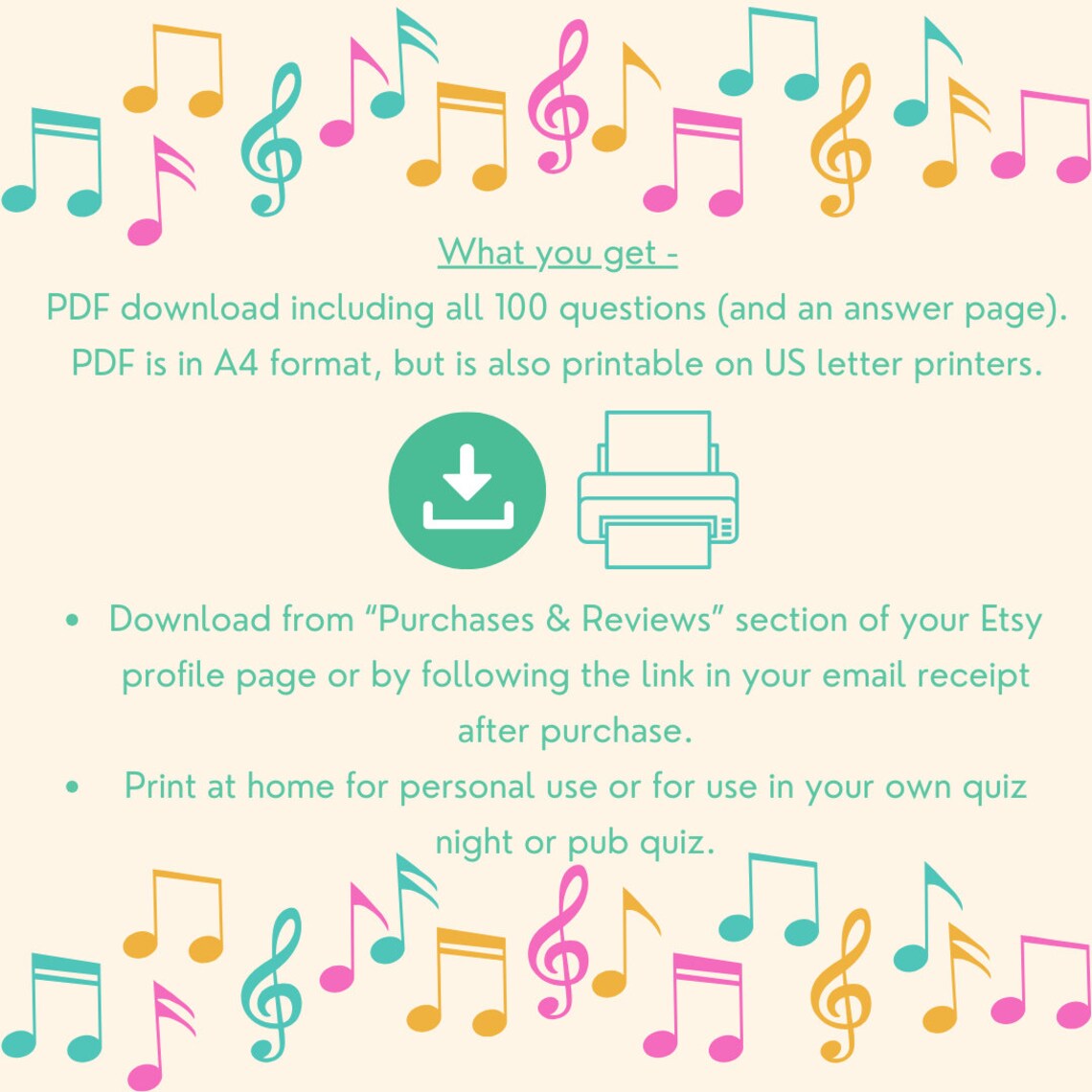 Printable 1960s Music Trivia Quiz - 100 Trivia Questions About 60s ...