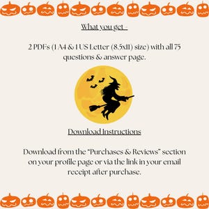 Printable Halloween Quiz PDF - 75 Trivia Questions to Host Your Own ...