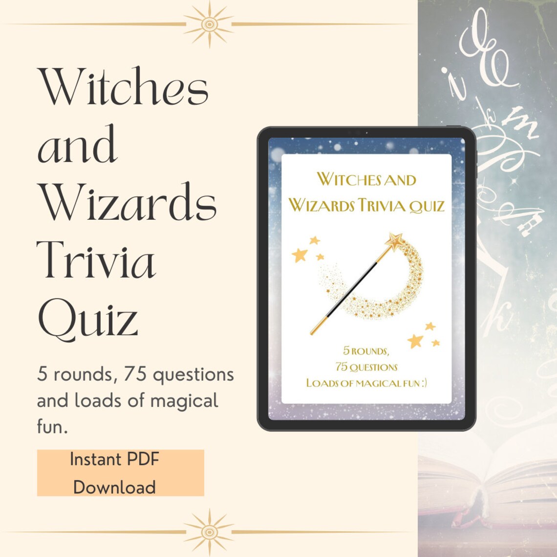 Magical Witches and Wizards Trivia Quiz - 75 Questions and Answers to ...