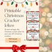 Printable 36 Christmas Cracker Jokes, DIY Christmas Cracker Fillers - Etsy