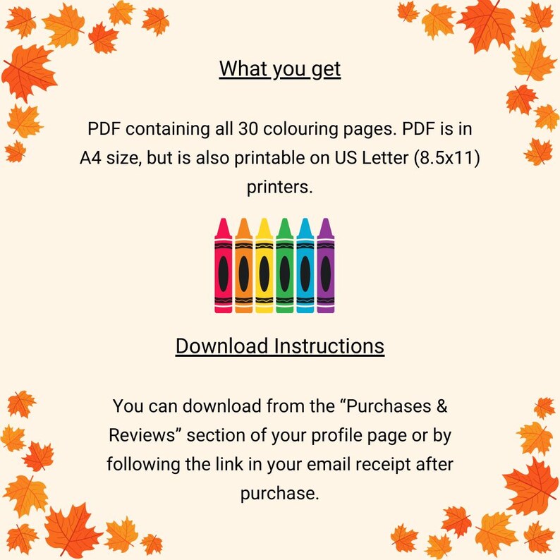 30 Printable Autumn Fall Colouring Pages for Children - PDF Download ...