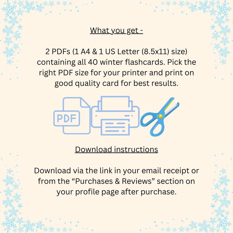 40 Printable Winter Flashcards - Winter Vocabulary Flash Cards - Kids ...