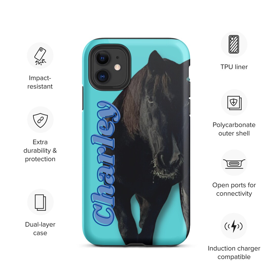 Custom Horse Pet Phone Case Using Photo Nad Name; Custom Horse Case ...