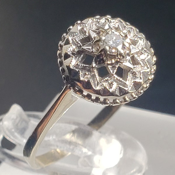 Illusion Diamond Ring - Etsy