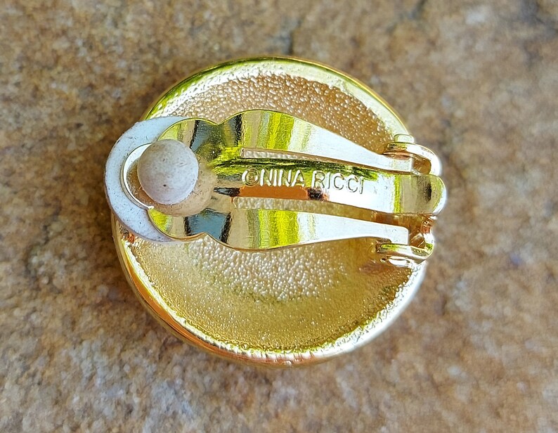 Nina Ricci Earrings / Signed Costume Earrings / Nina Ricci - Etsy