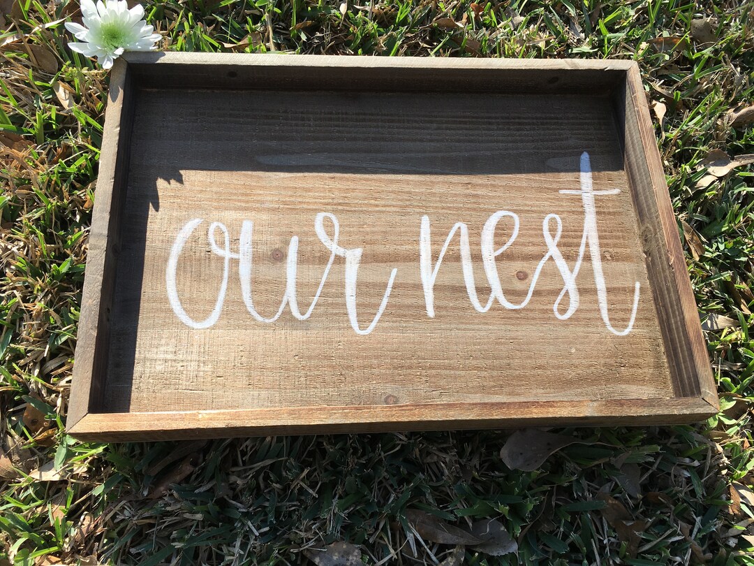 Our Nest Rustic TV Tray - Etsy