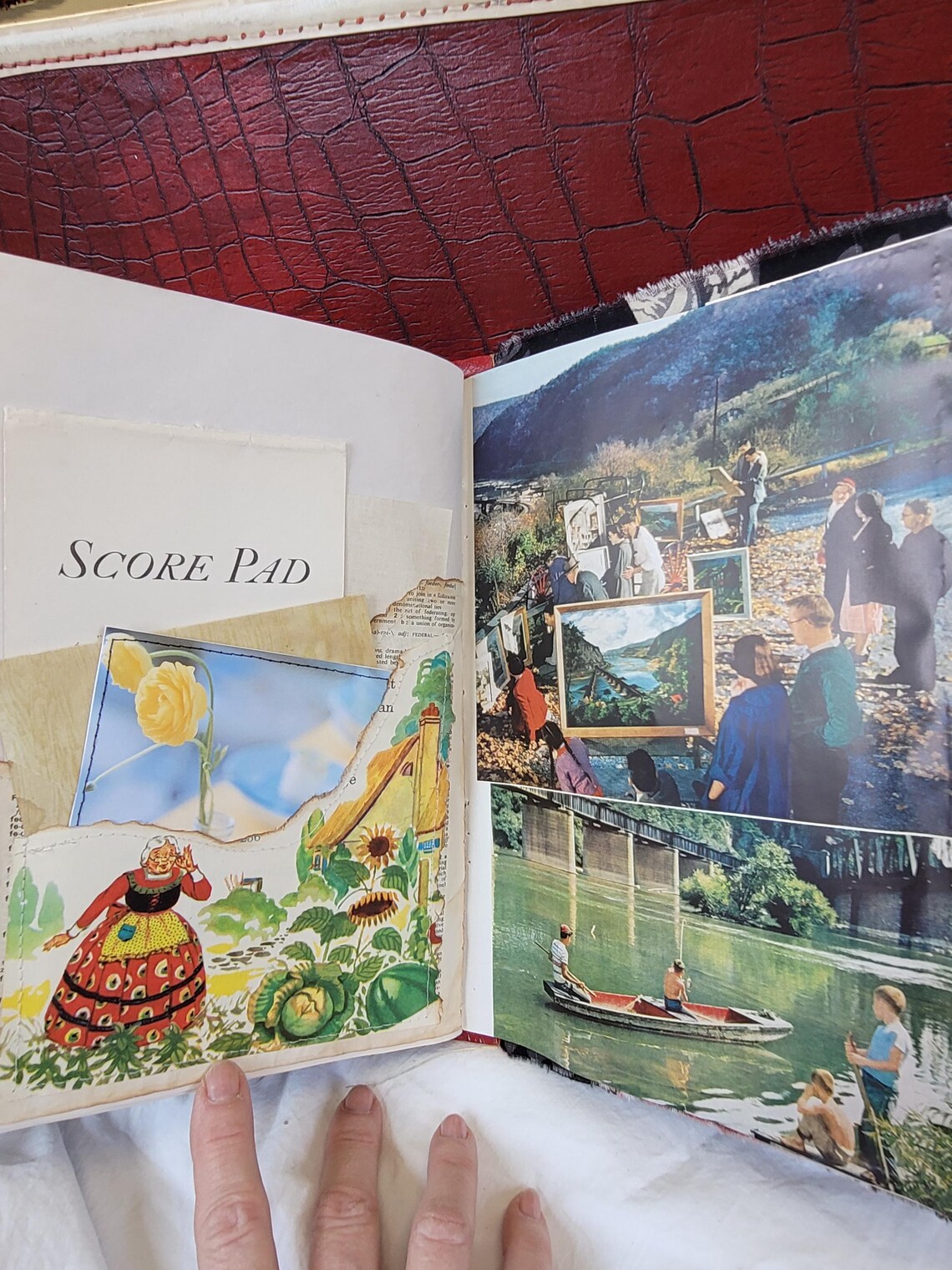 Junk Journal National Geographic Style, Handmade Vintage Journal, 1950 ...