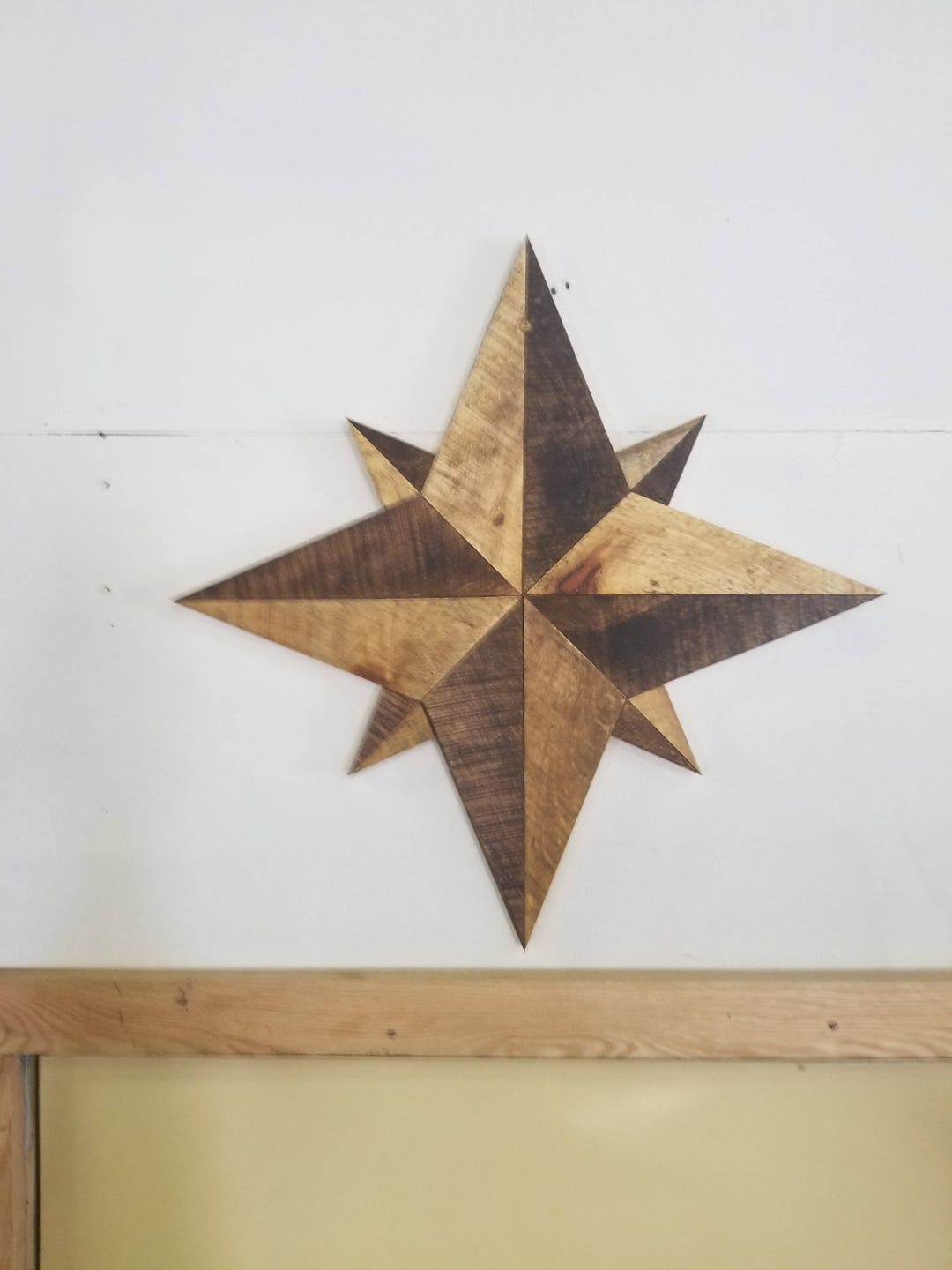 Wooden Compass Rose, Rustic Wall Art, Reclaimed Wood - Etsy