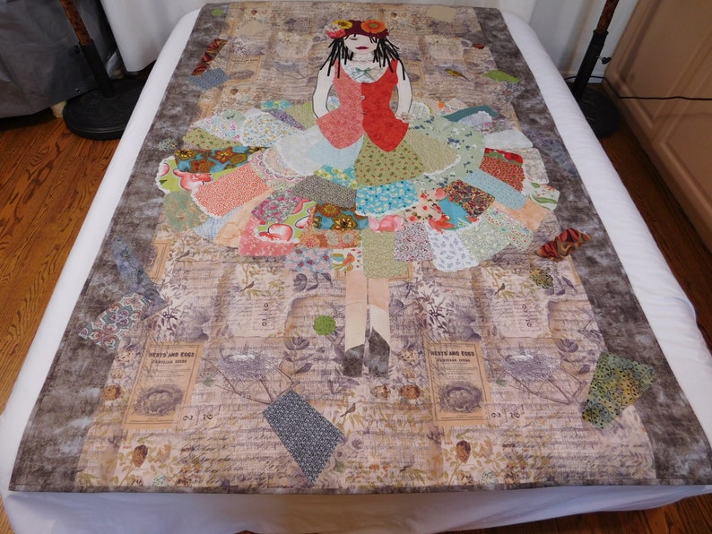 Ms. Lizzy wall Art Quilt the Modern Warrior - Etsy