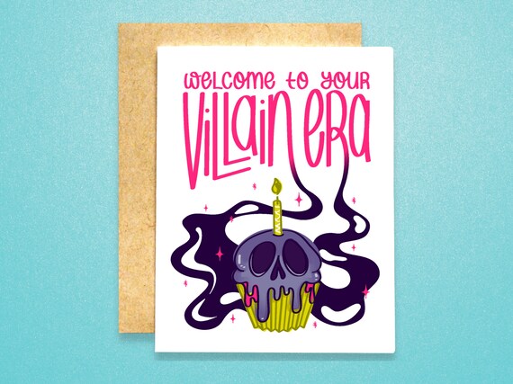 Welcome to Your Villain Era Card - Etsy