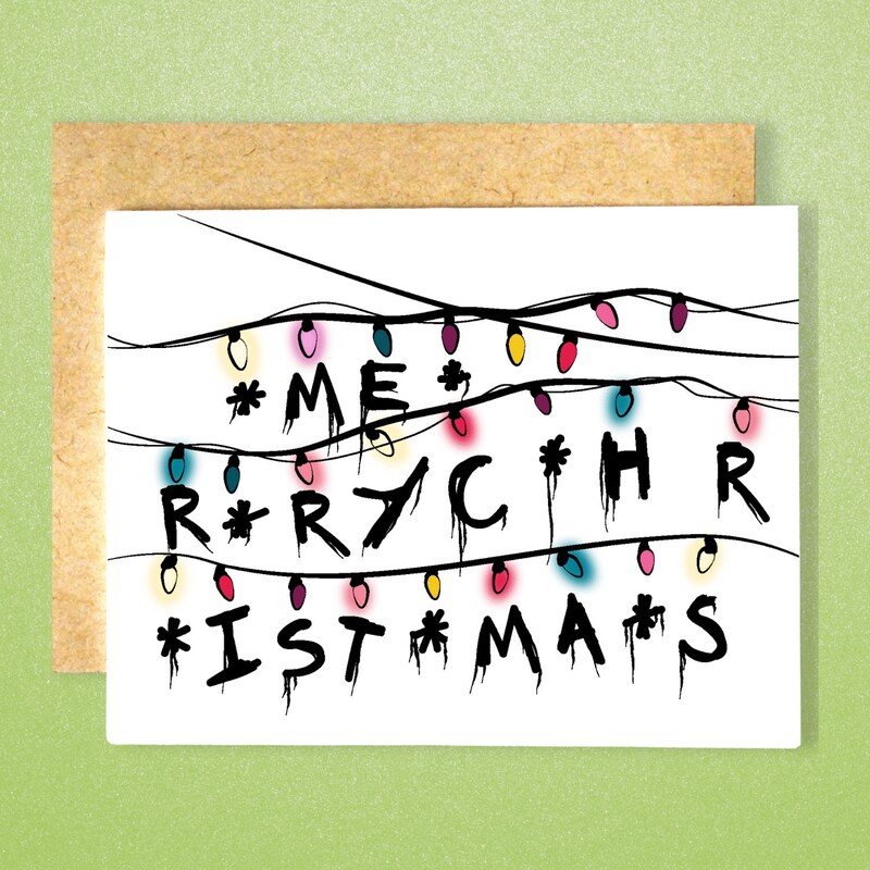 Strangers Things Christmas Lights - Etsy