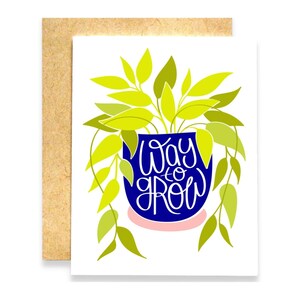 Way to Grow Card Congrats Card Way to Go Card Proud of You Card - Etsy