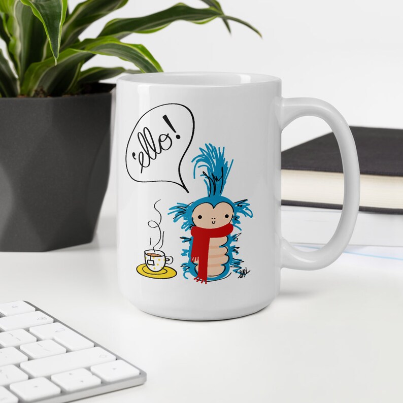 Ello Worm Mug, Labyrinth Inspired Mug, Labyrinth Worm Mug, Movie Mugs ...