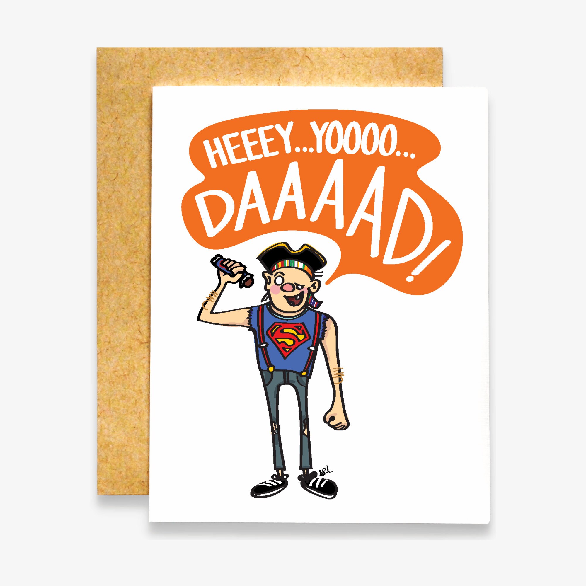 Heeey Yoooo Daaaad Card Goonies Inspired Father's Day - Etsy