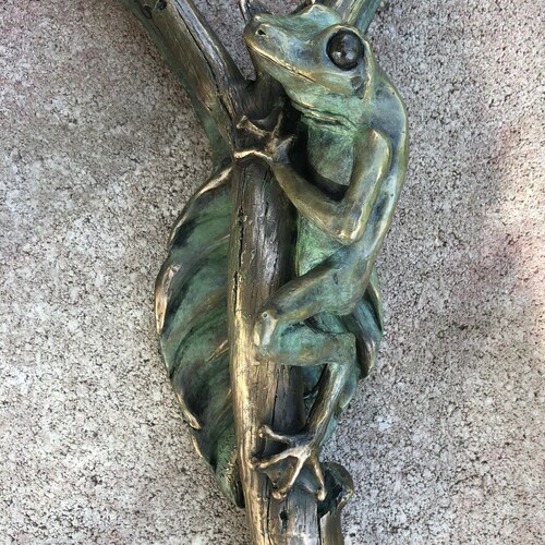 Frog Door Knocker Bronze Door Knocker - Etsy
