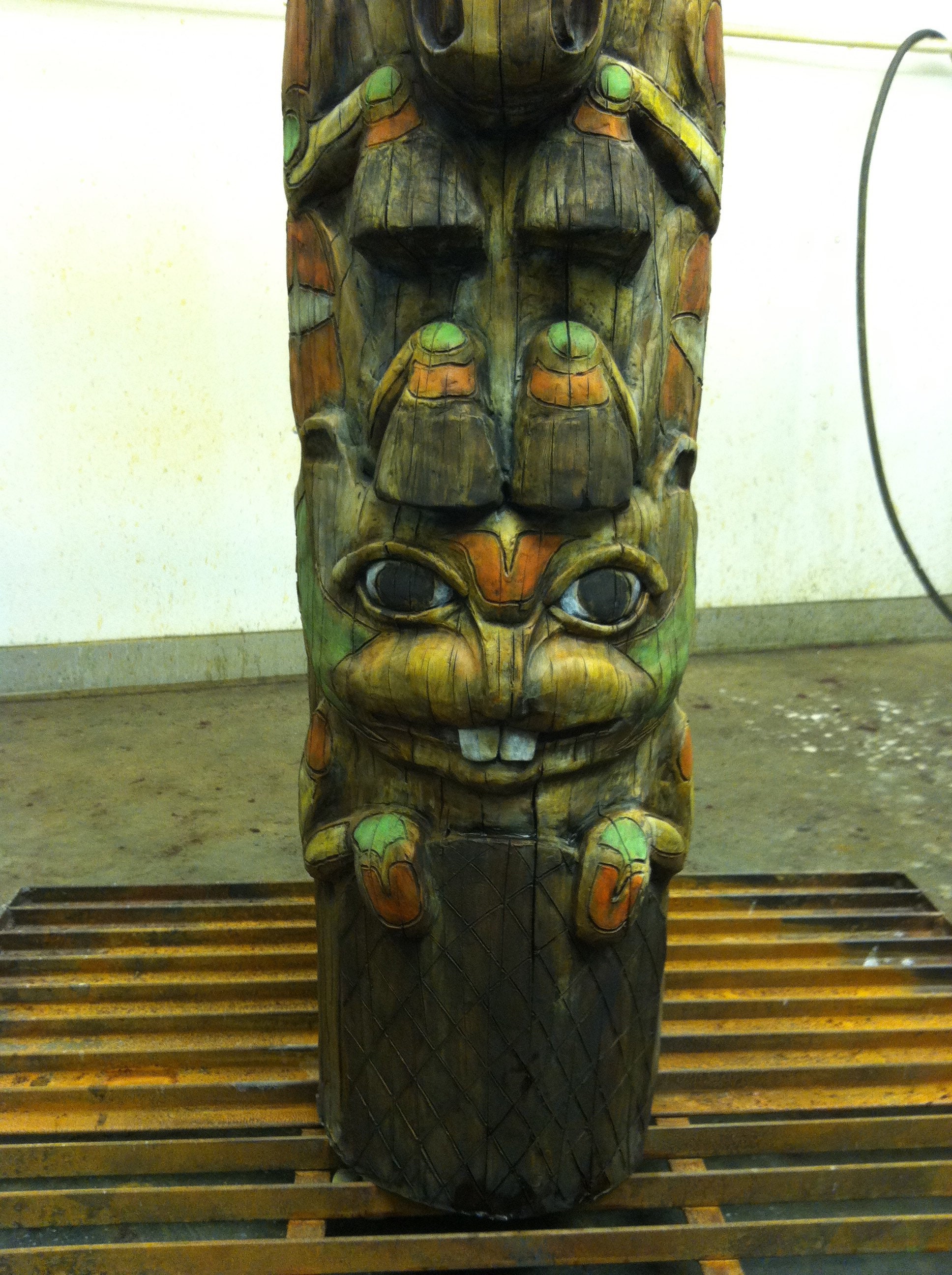 Family Totem Pole Bronze Sculpture • Outdoor Public or Private Art ...