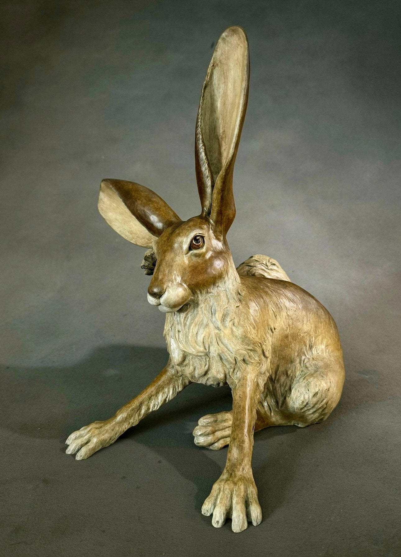 Jackrabbit Bronze Sculpture - Etsy