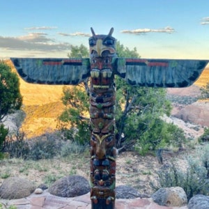 Family Totem Pole Bronze Sculpture • Outdoor Public or Private Art ...