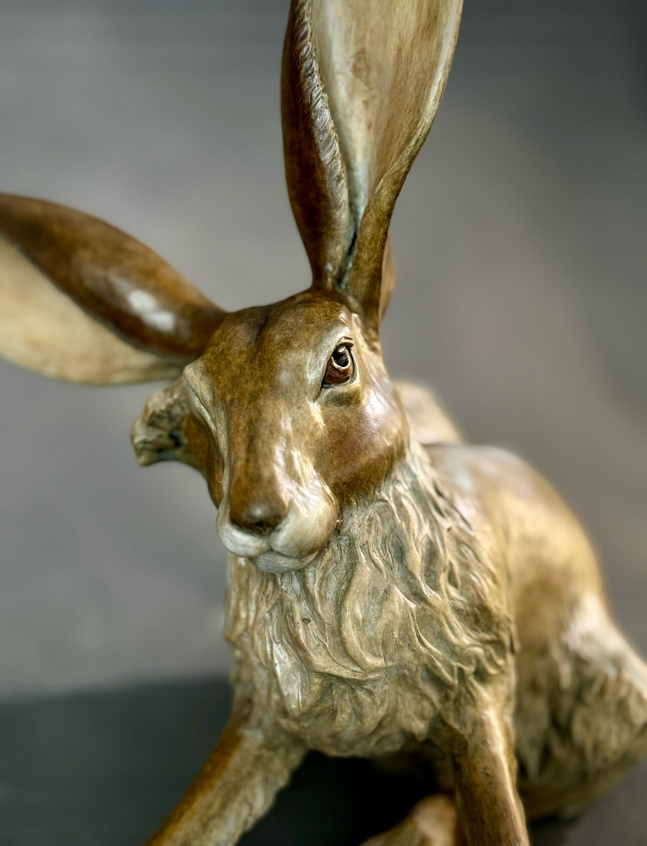 Jackrabbit Bronze Sculpture - Etsy
