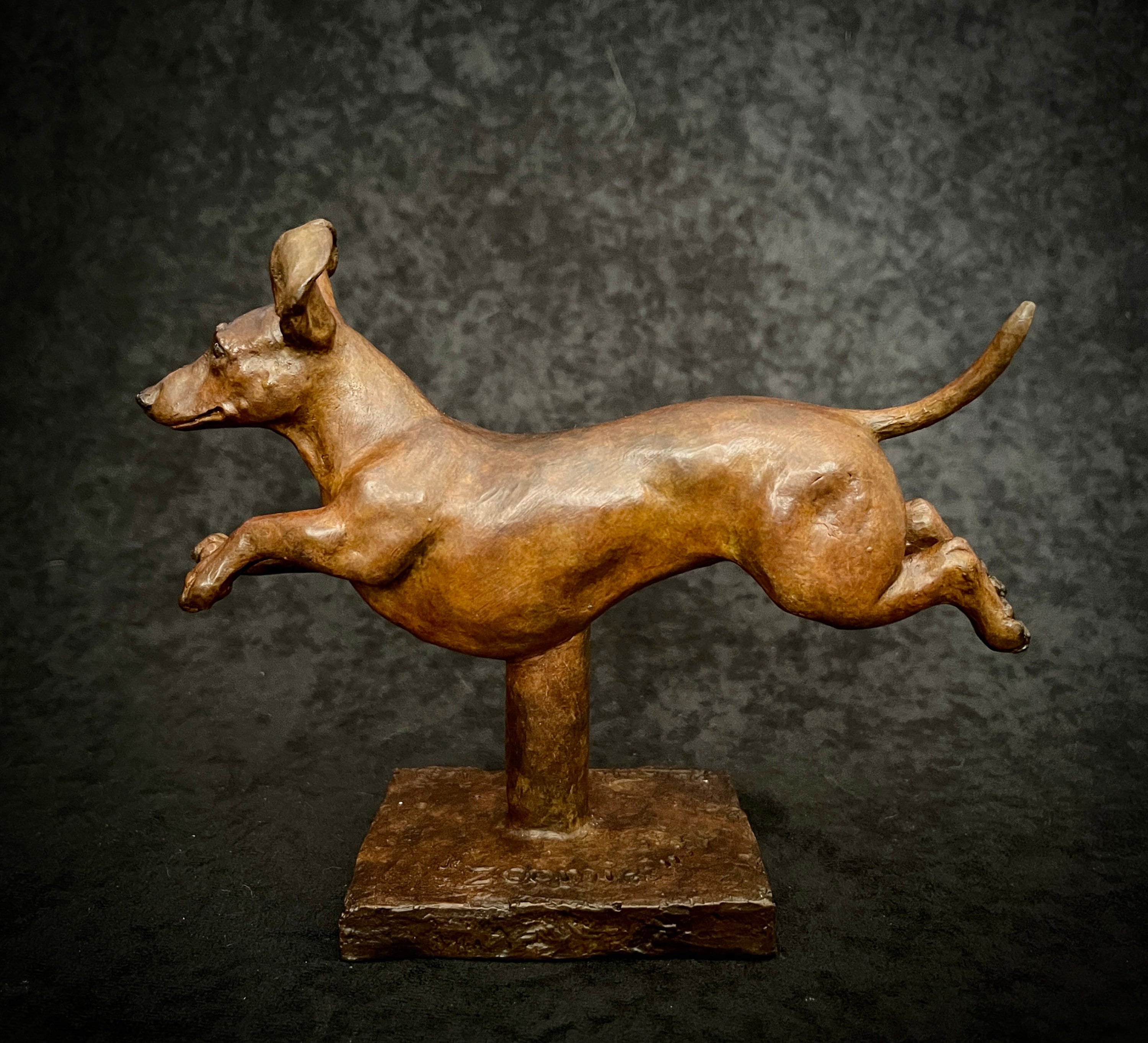 Dachshund Bronze Sculpture - Etsy