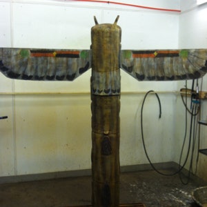 Family Totem Pole Bronze Sculpture • Outdoor Public or Private Art ...