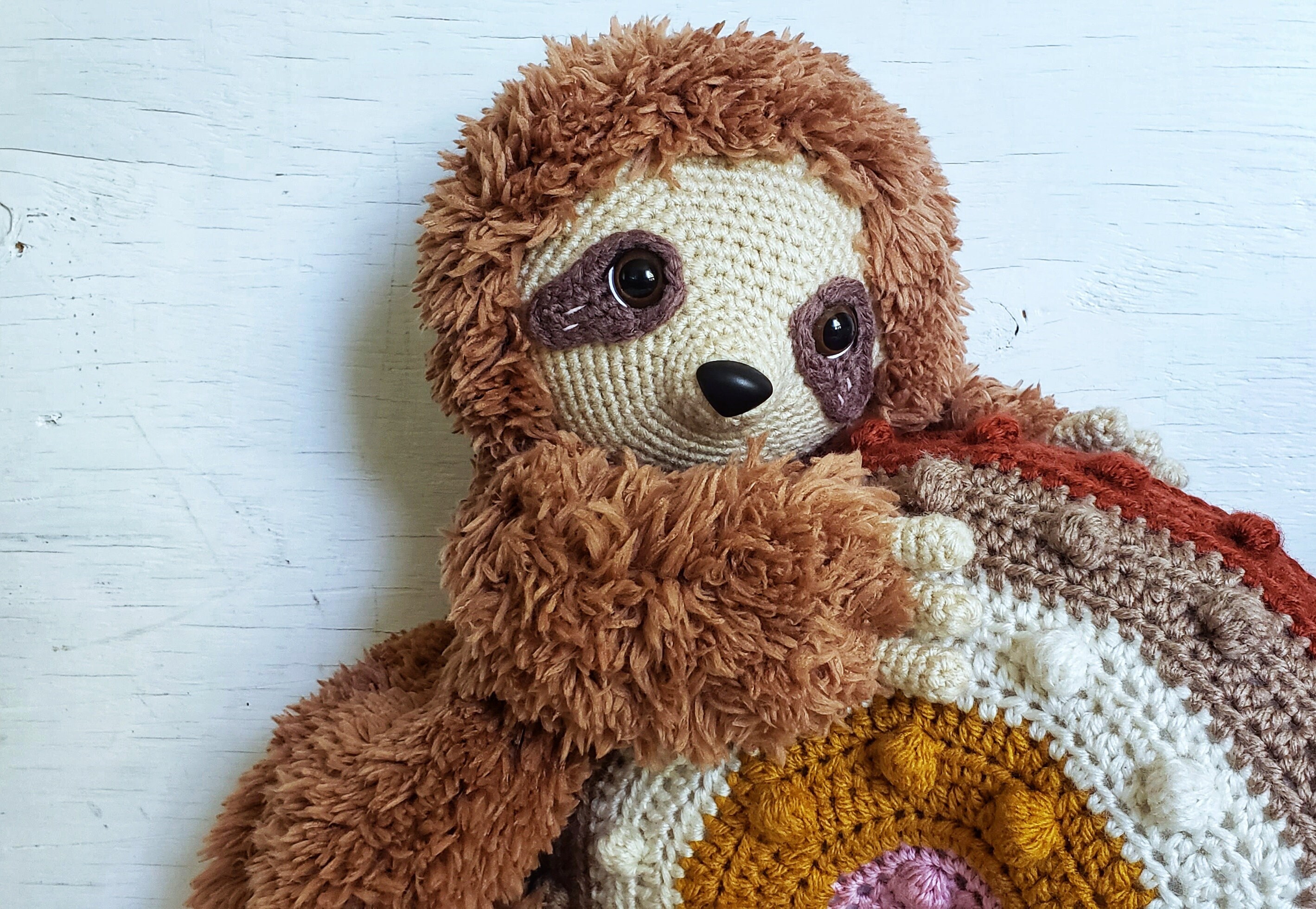 Amigurumi Crochet Pattern Baby Lovey Baby Sloth Lovey - Etsy