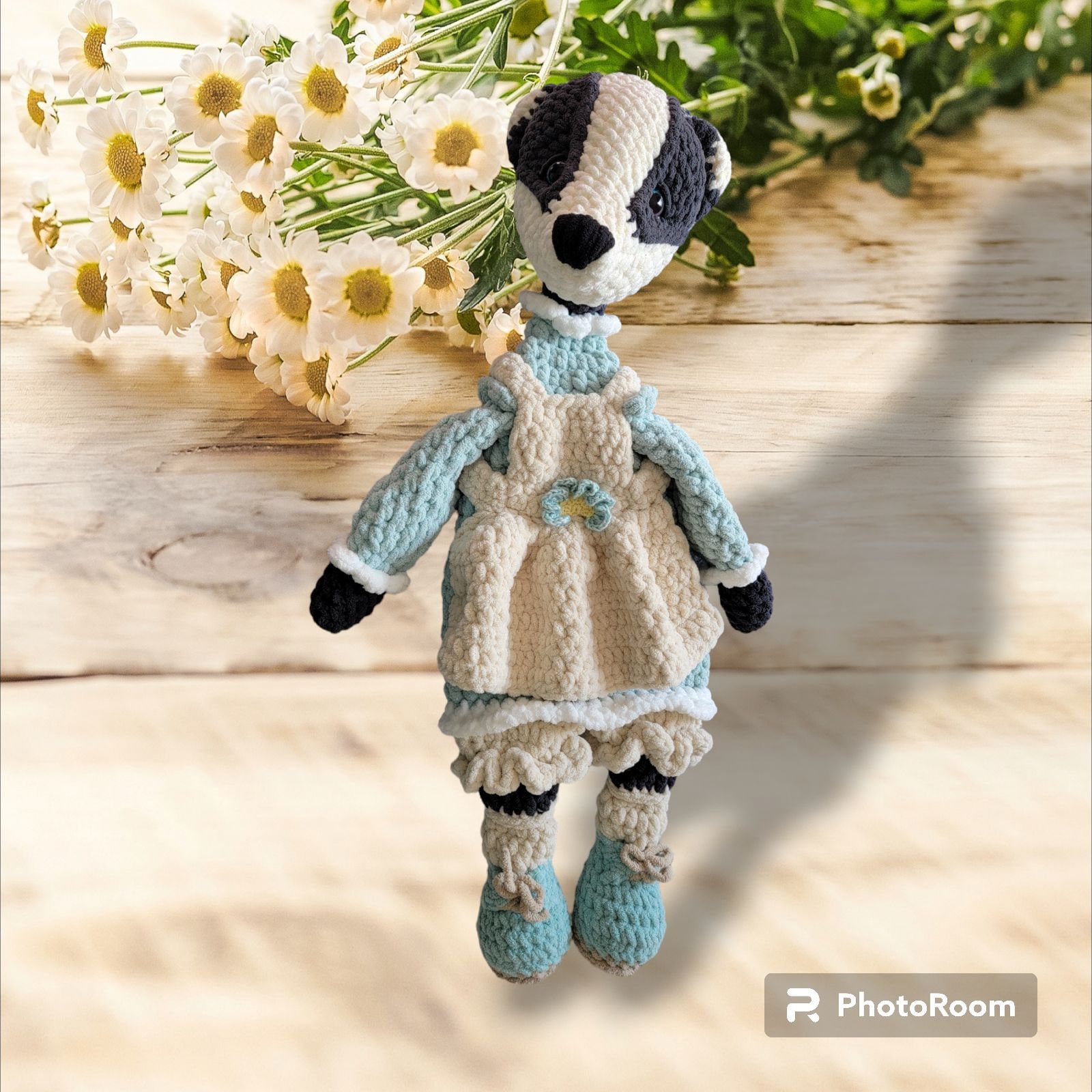 Amigurumi Badger Crochet Pattern: Lady Bella, No Sew Design (PDF ...
