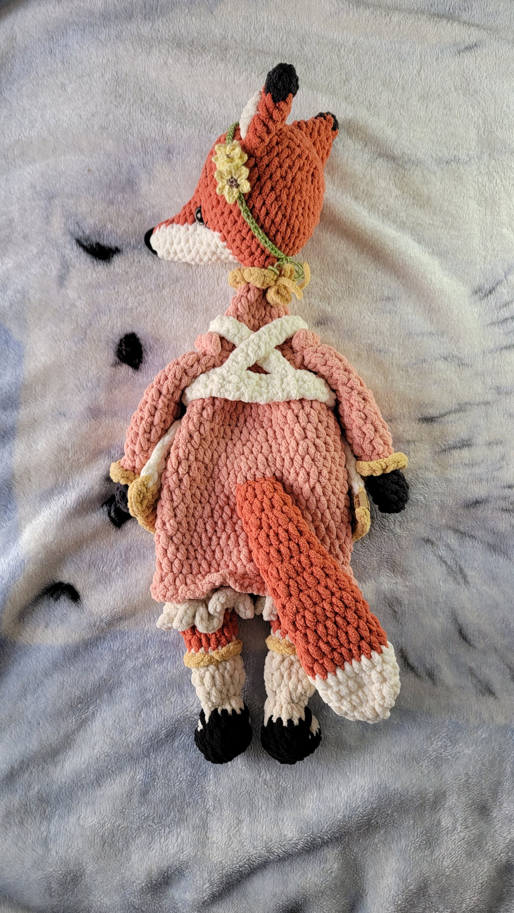 Amigurumi Crochet Pattern Miss Vixie Fox Amigurumi Lovey Snuggler Child ...