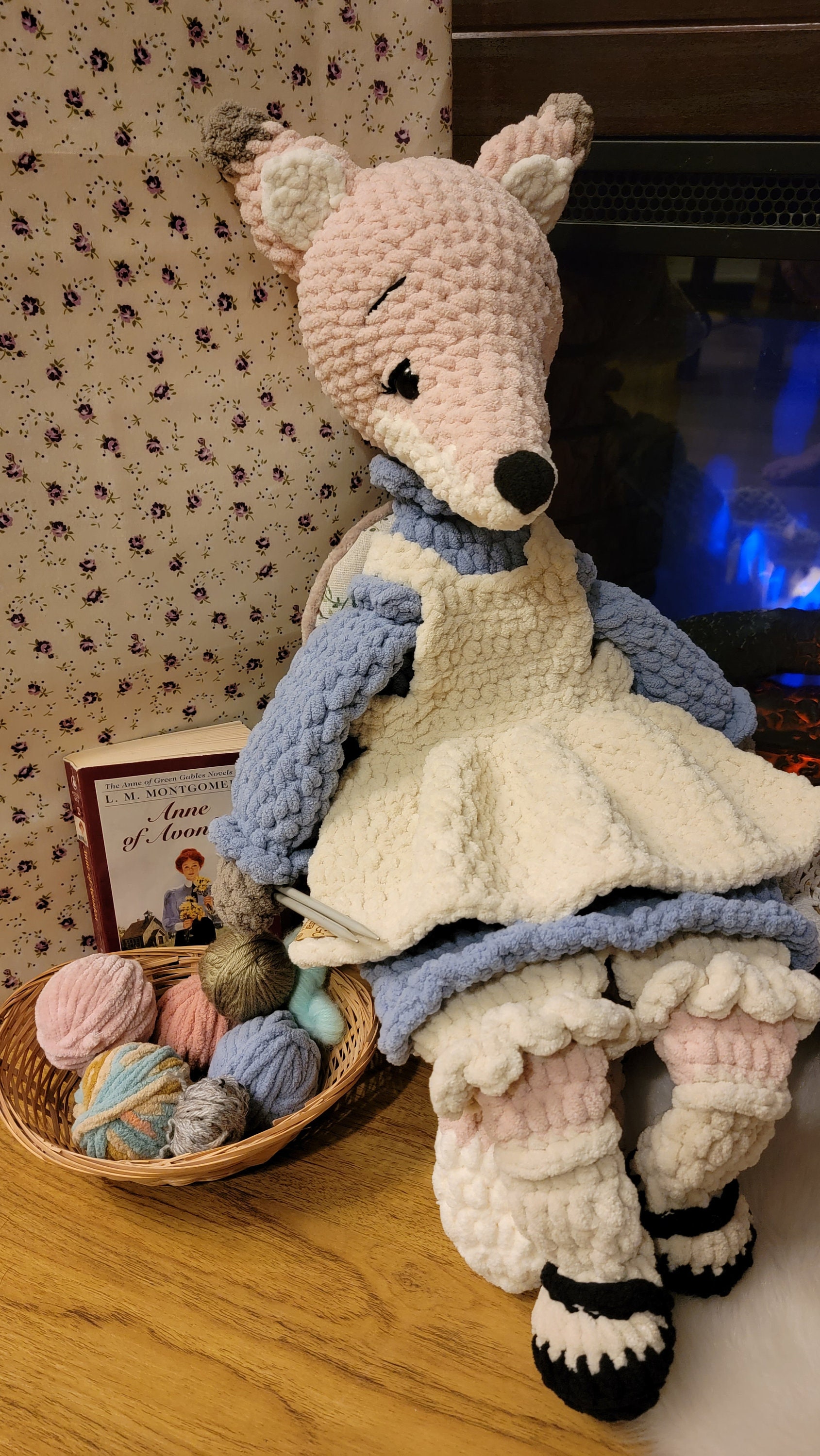 Amigurumi Crochet Pattern Miss Vixie Fox Amigurumi Lovey Snuggler Child ...