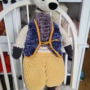 Amigurumi Crochet Pattern - Lady Bella Badger - Sir Brock Badger ...