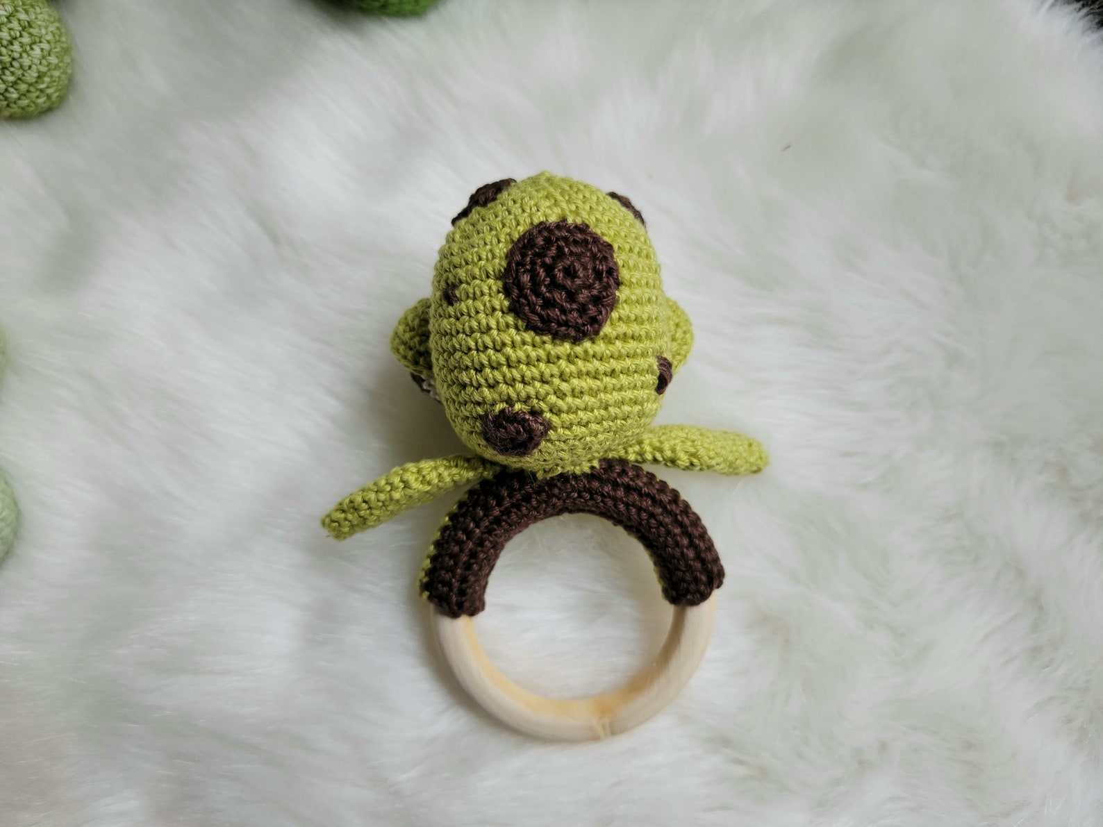 Amigurumi Crochet Pattern - Trenton Baby Rattle - Rattle - Baby ...