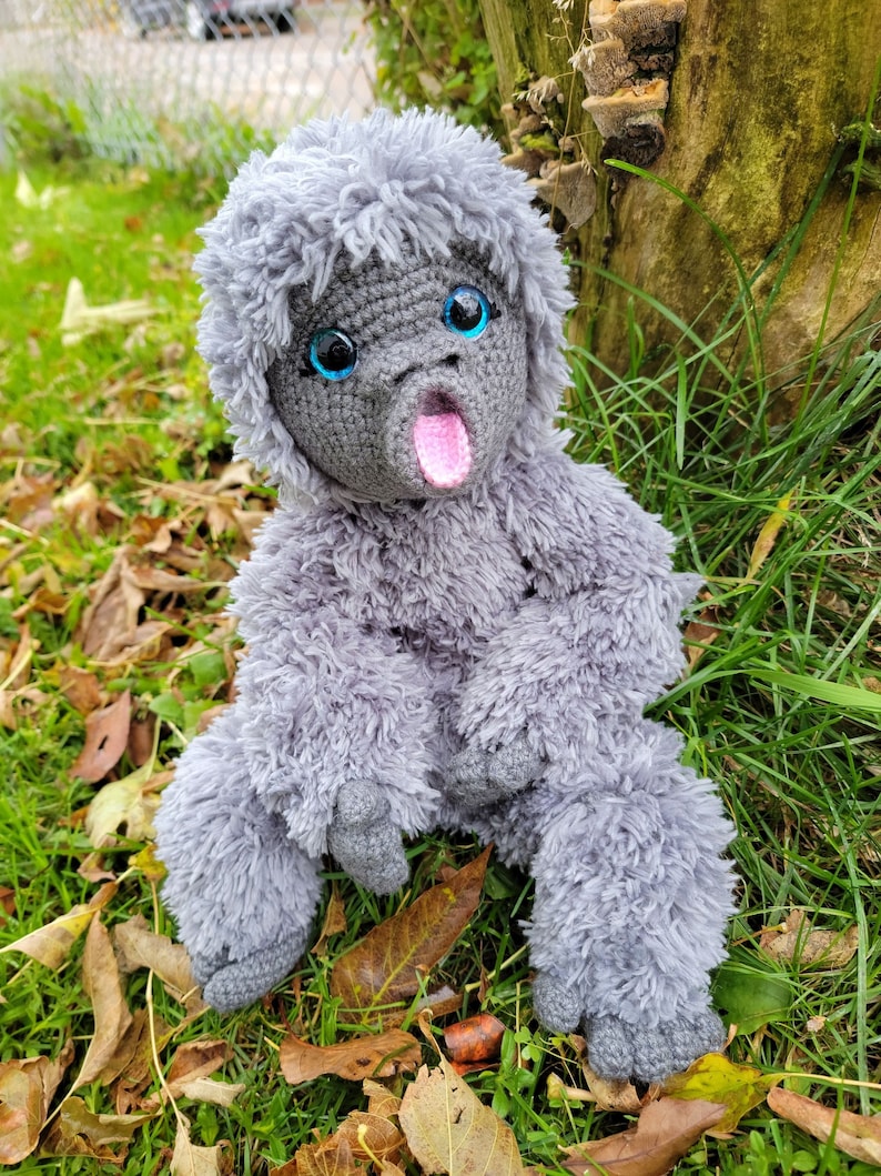 Amigurumi Crochet Pattern Koko Gorilla Baby Gorilla Cute Cuddly Furry ...