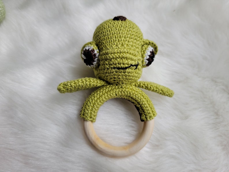 Amigurumi Crochet Pattern - Trenton Baby Rattle - Rattle - Baby ...