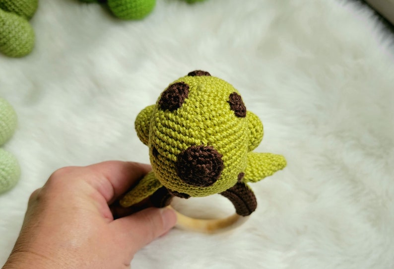 Amigurumi Crochet Pattern Trenton Baby Rattle Rattle Baby Cotton Toy ...