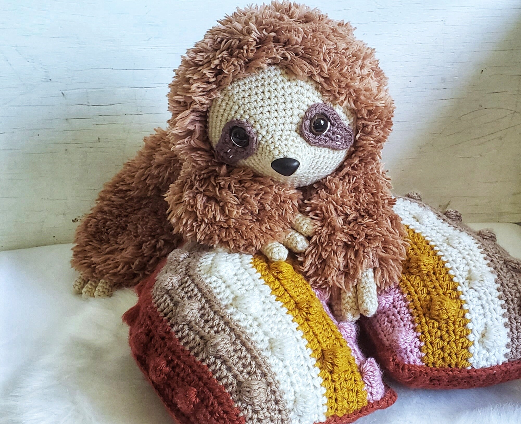 Amigurumi Crochet Pattern Baby Lovey Baby Sloth Lovey - Etsy