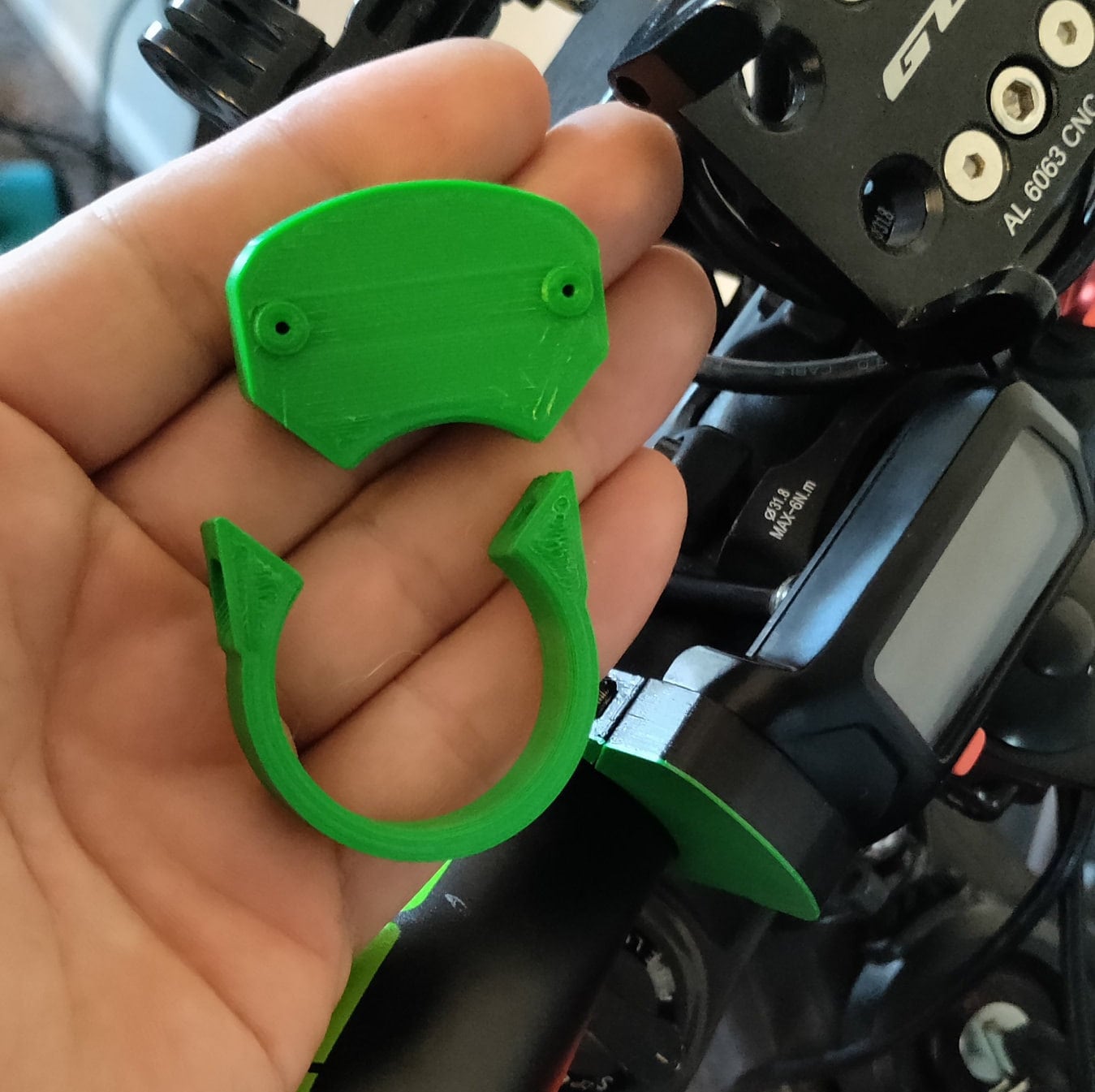 3D Printed Surron-x Speedometer Center Mount - 3D Print Service - Etsy