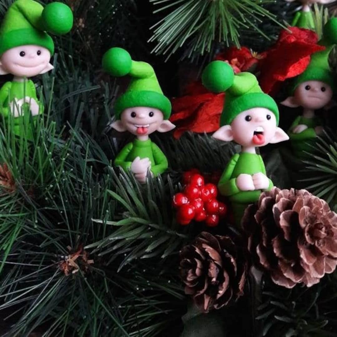 Elf Christmas Decoration, Christmas Tree Elf, Cute Elf, Wreath ...