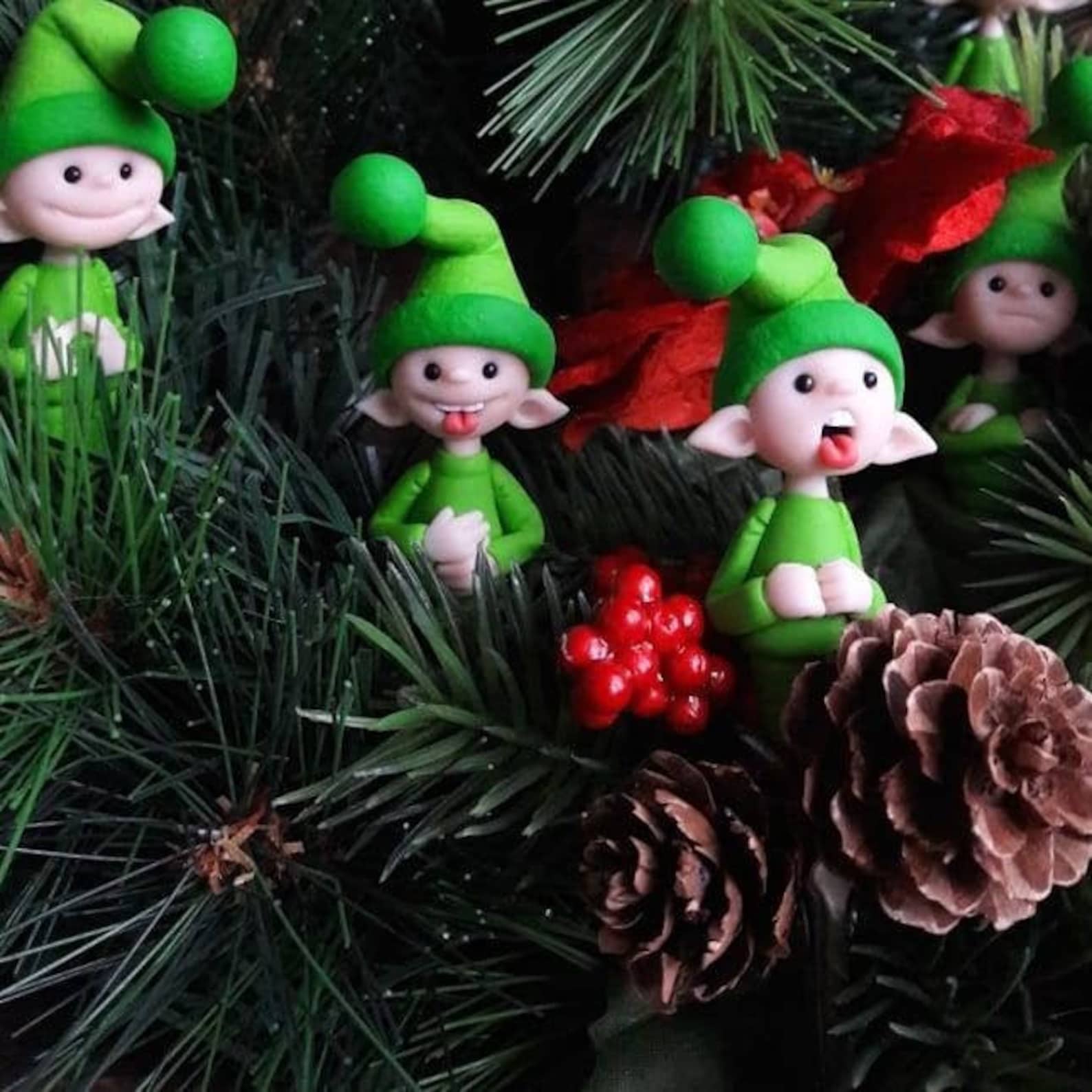 Elf Christmas Decoration, Christmas Tree Elf, Cute Elf, Wreath ...