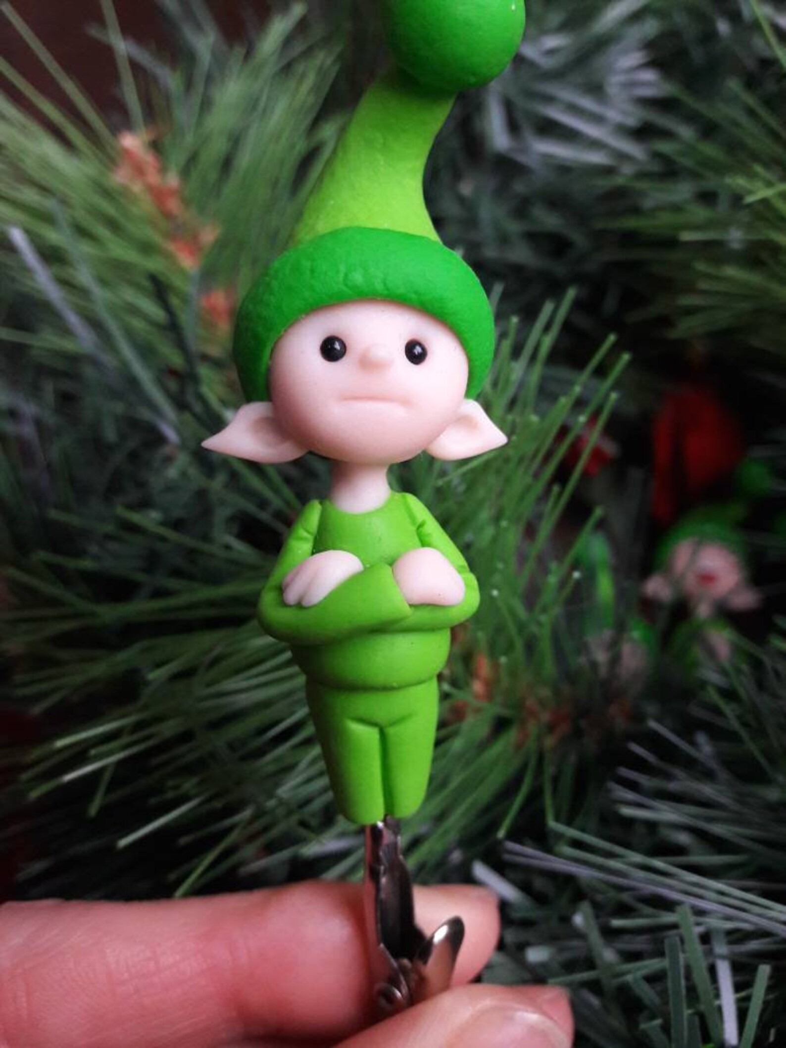 Elf Christmas Decoration Christmas Tree Elf Cute Elf Wreath - Etsy