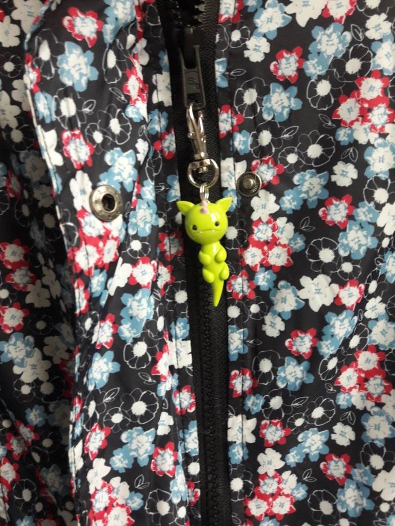 Zipper pull dragon zipper pull dragon zip charm cute dragon | Etsy