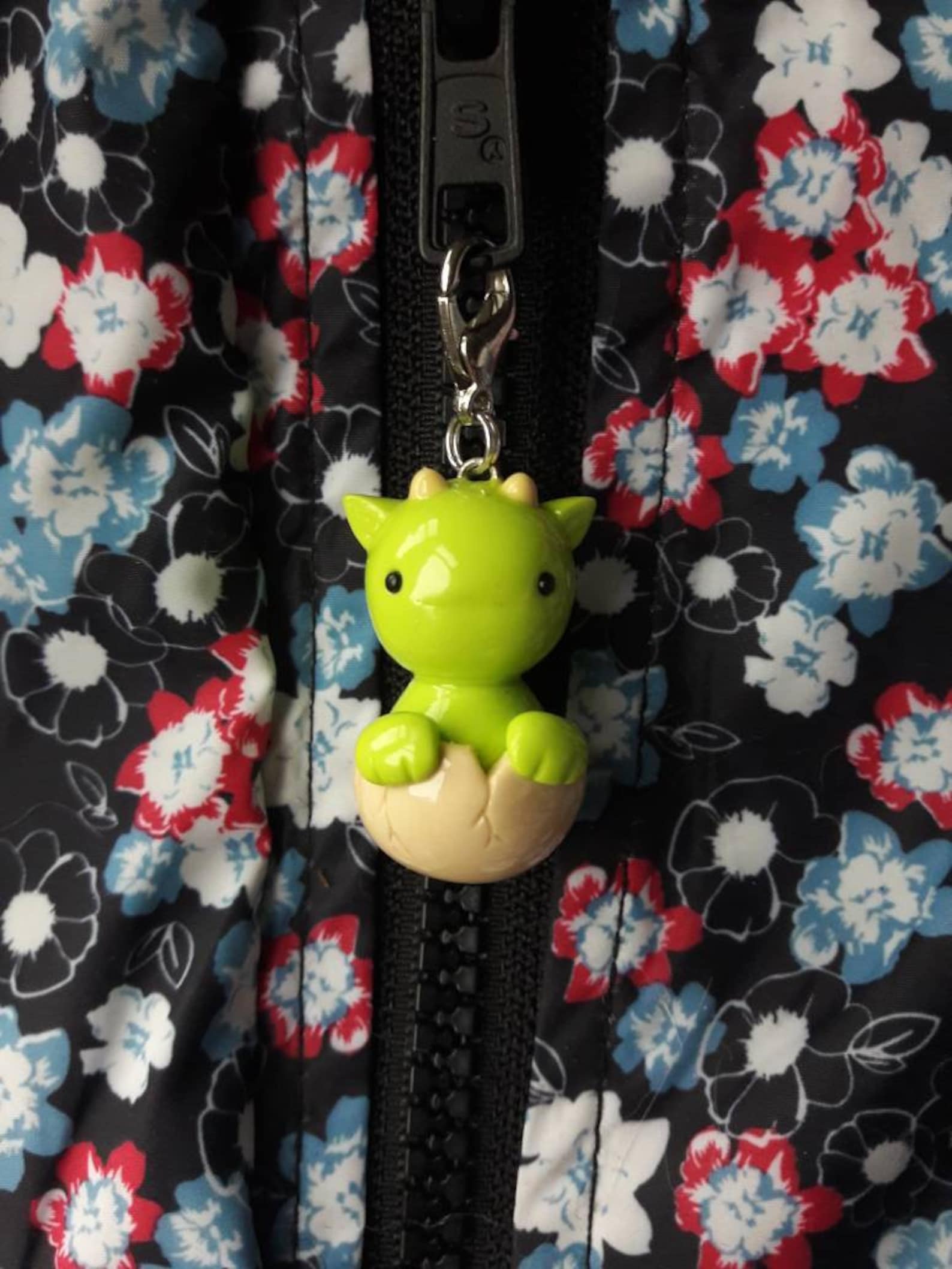 Zipper Pull Dragon Zipper Pull Dragon Zip Charm Cute Dragon - Etsy