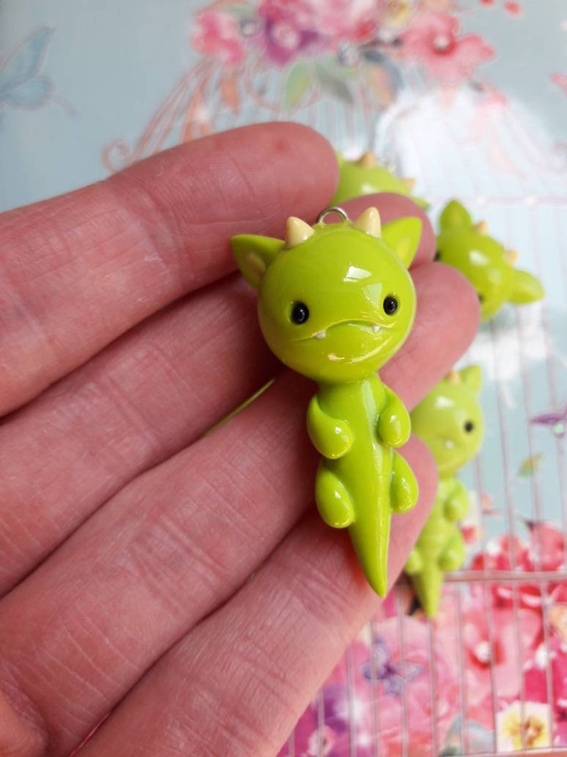 Zipper pull dragon zipper pull dragon zip charm cute dragon | Etsy