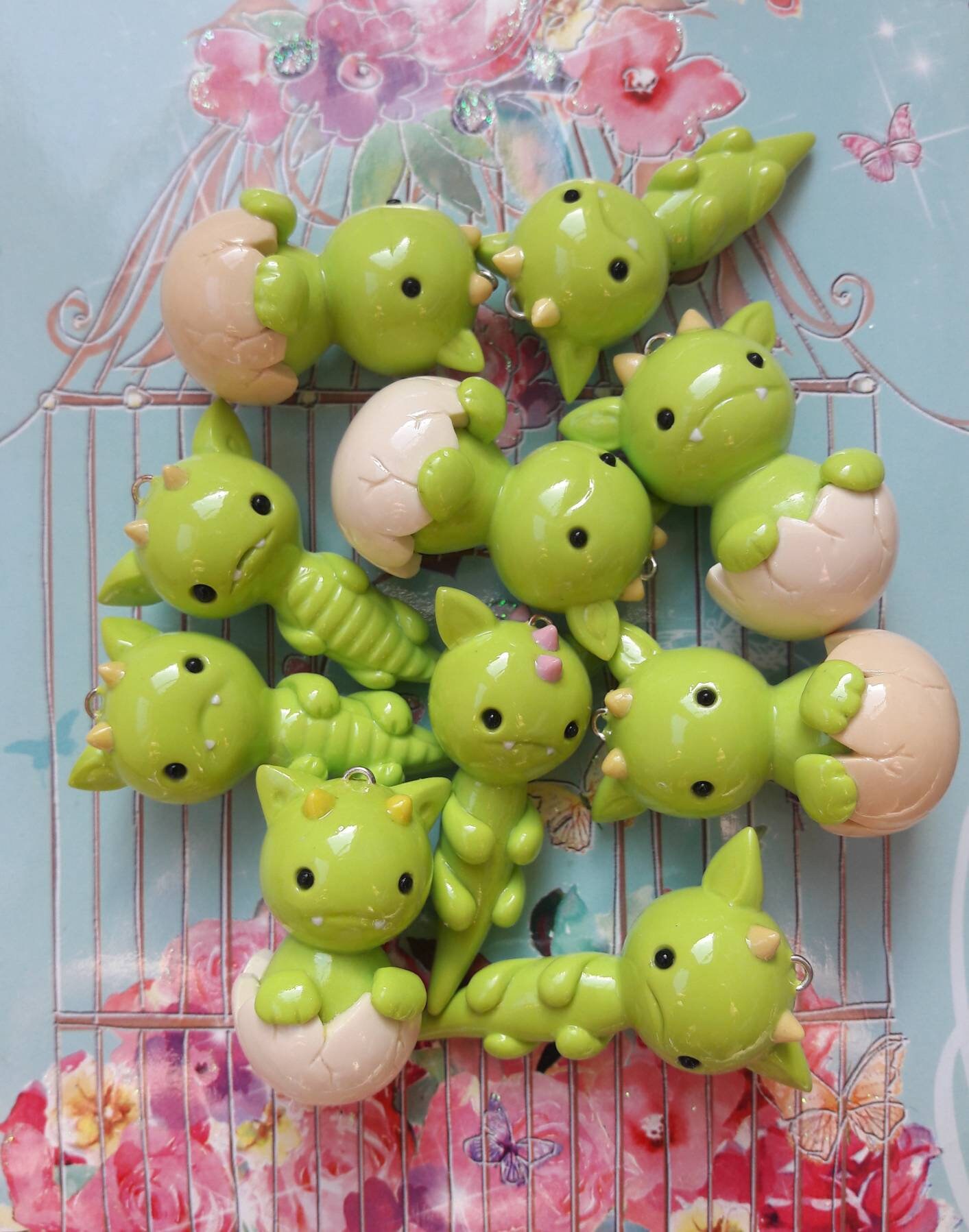 Zipper Pull Dragon Zipper Pull Dragon Zip Charm Cute Dragon - Etsy