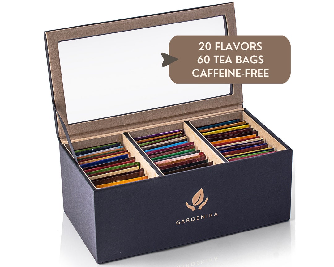Herbal Tea Bags Sampler Set - Gift Box for Mother, Father, Friend ...