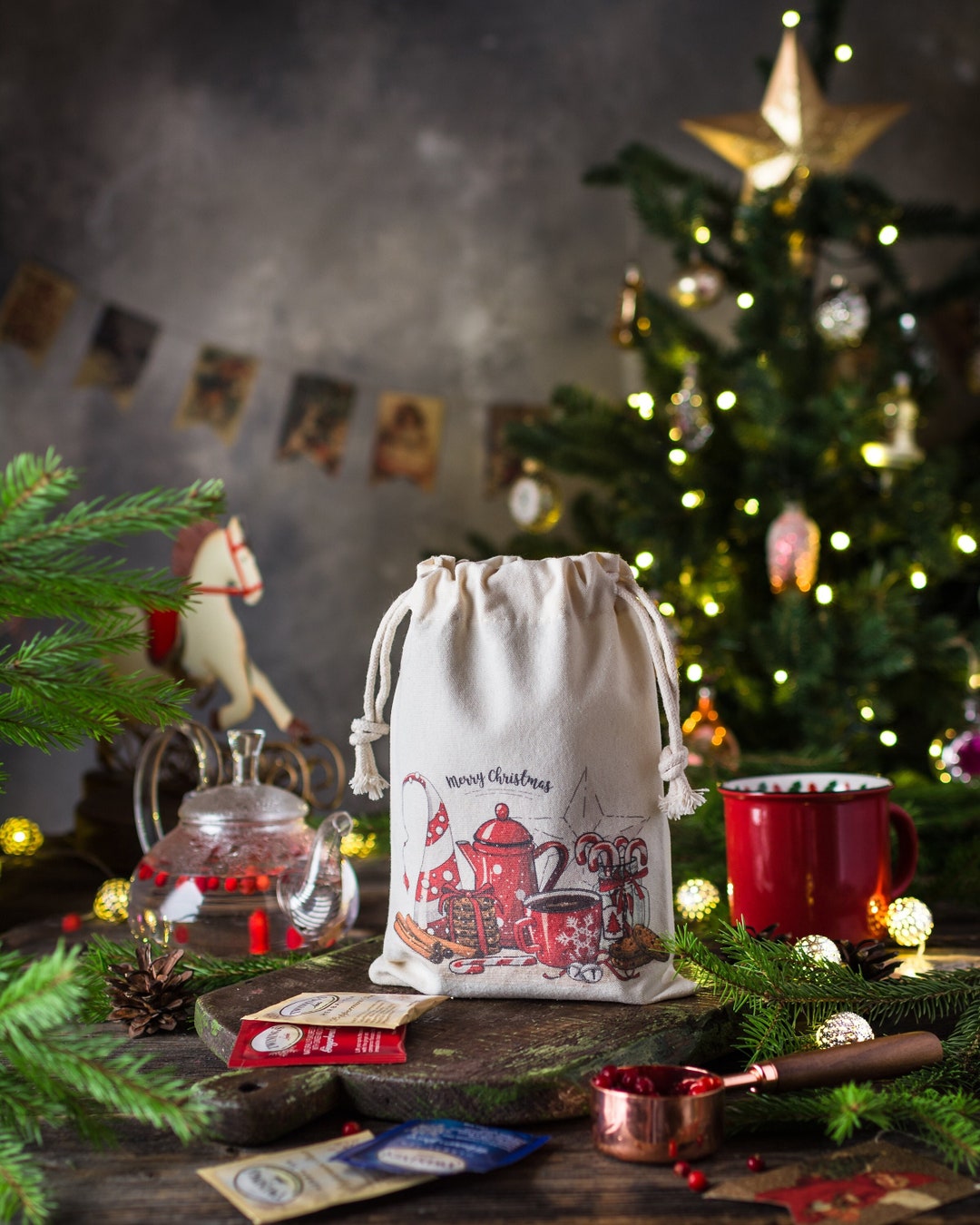 Holiday Tea Bag Sampler Gift Set - Seasonal Variety Collection - 45 Ct ...