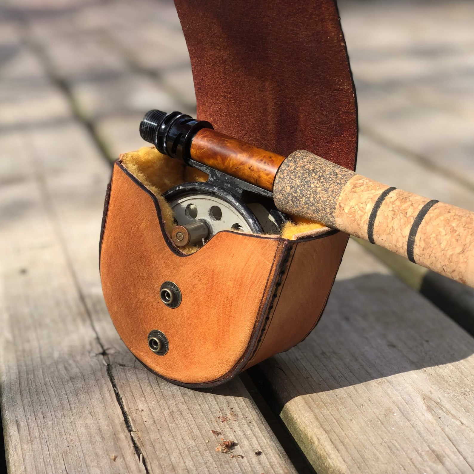 Leather Reel Case | Etsy