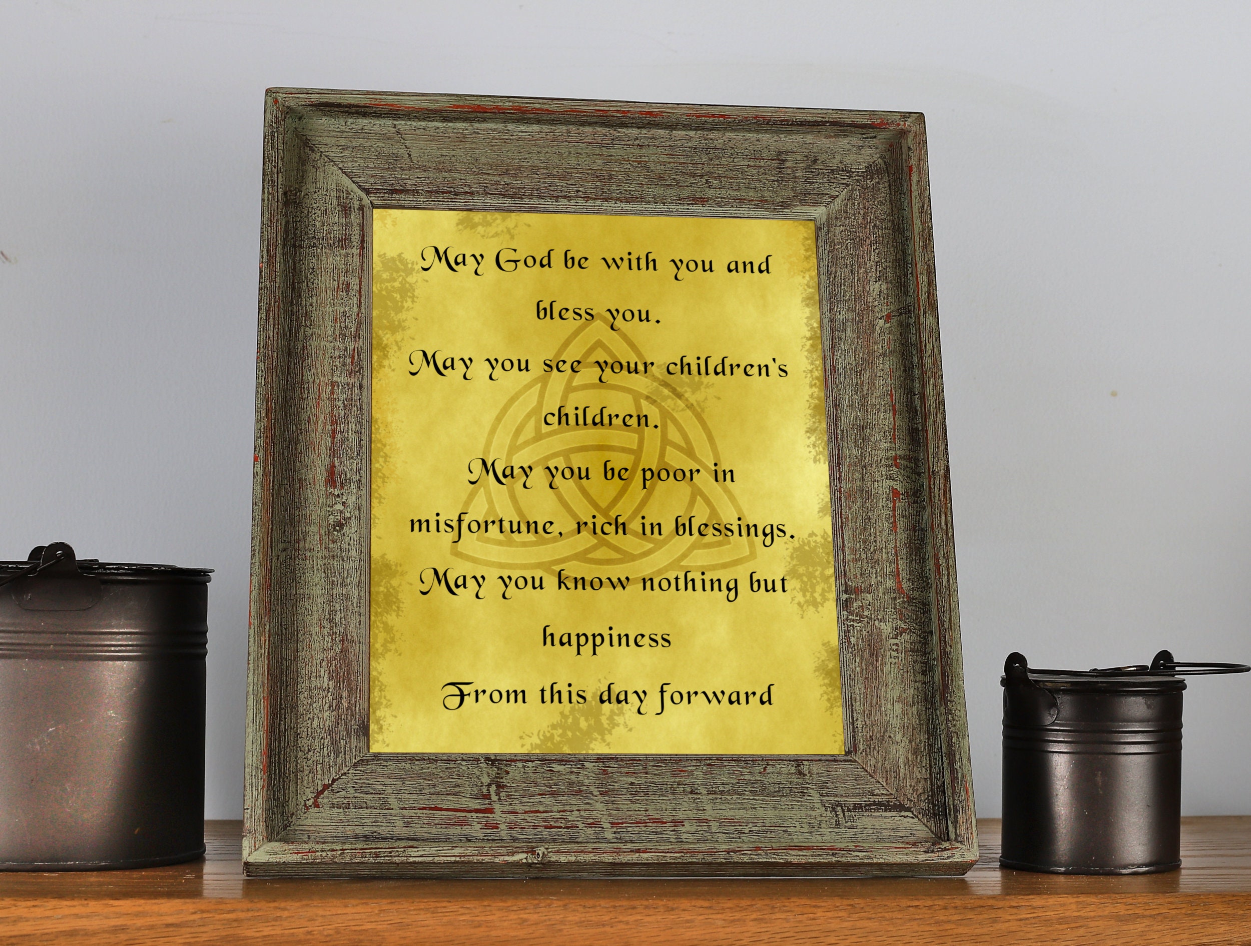 Celtic Wedding Blessing, Irish Blessing, Gaelic Blessing, Printable ...