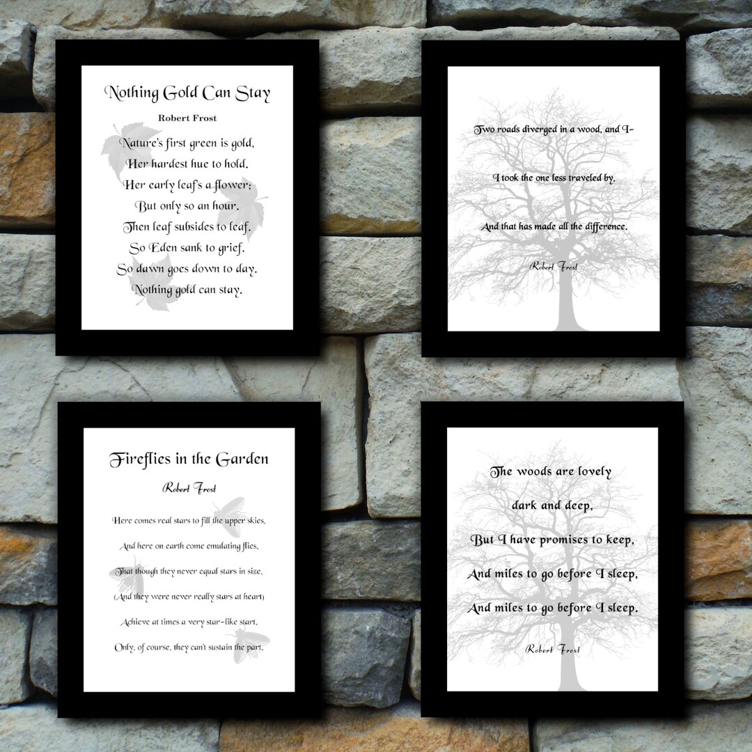 Robert Frost Printable Quotes, Downloadable Wall Art, Robert Frost Wall ...